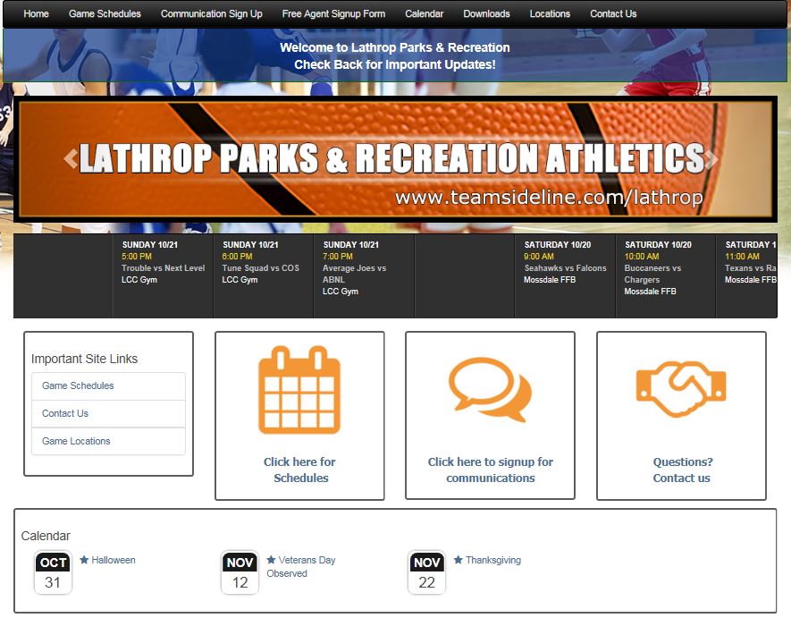 City of Lathrop Parks and Recreation - City of Lathrop Parks & Recreation